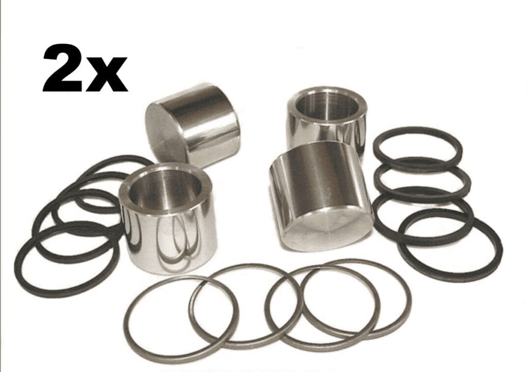 Defender 90/110/130 FRONT Vented Brake Caliper Rebuild Kit- Stainless ...