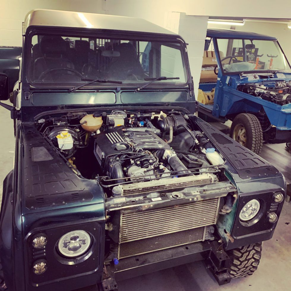 The M57 Powered Engine Swap 'Agri' Defender 110 DCPU - LOF Clutches